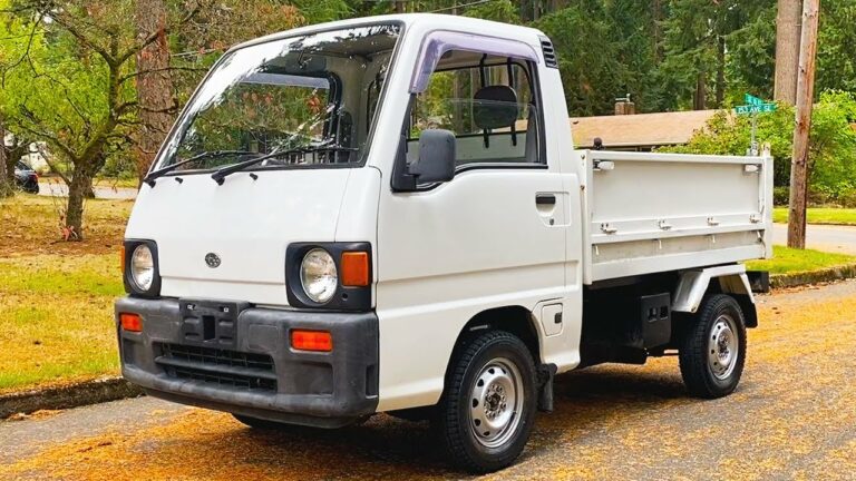 Subaru Sambar Truck Review: The Subaru’s Versatile Mini Truck